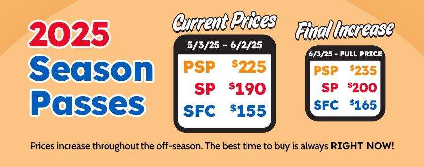 2025 Season Passes | Holiday World Theme Park & Splashin' Safari Water Park